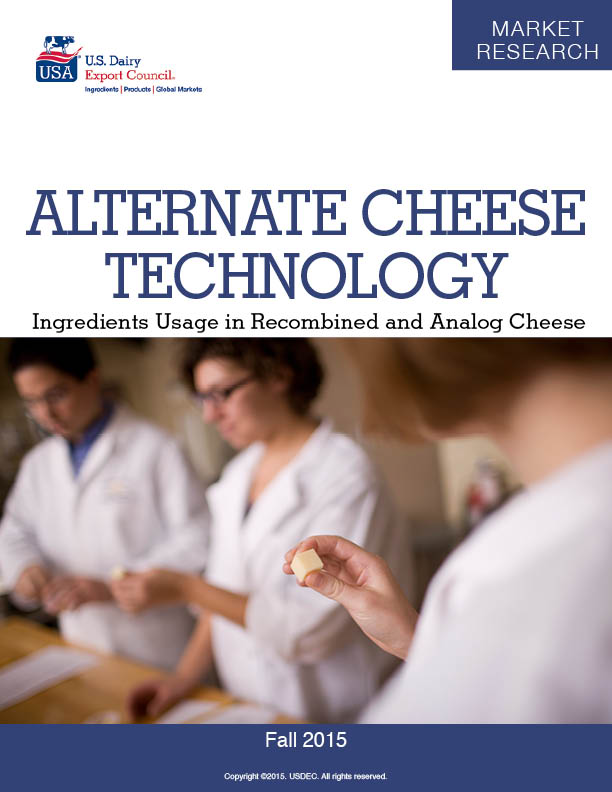 Alternate Cheese Technology: Ingredients Usage in Recombined and Analog ...